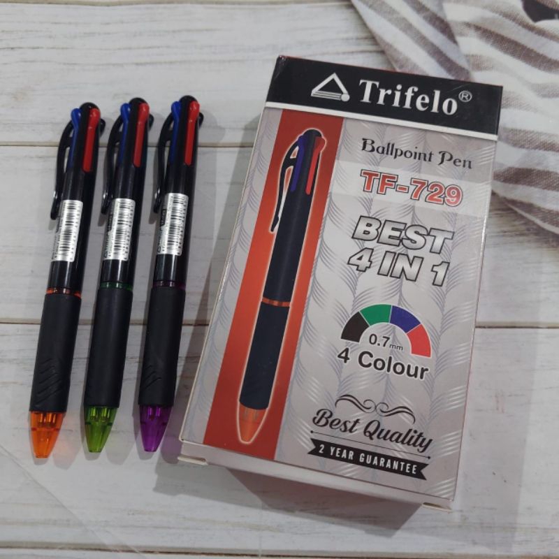 Jual (1PC) BULPOIN 4WARNA TRIFELO/ BULPEN CETEKAN | Shopee Indonesia