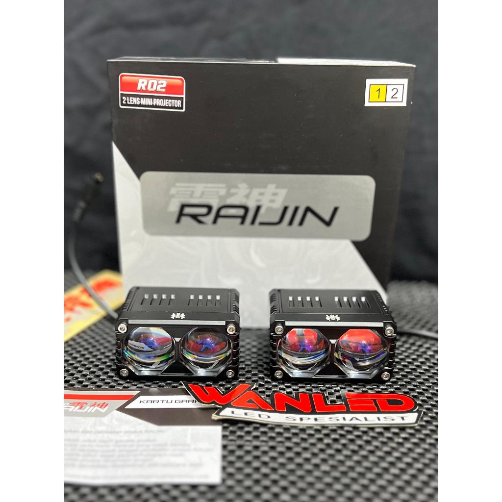 Jual Mini Projie 2 Mata Double Lens Lampu Mobil Mini LED 50W Kuro ...