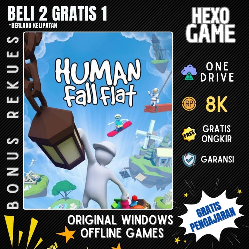 Jual Human Fall Flat - PC Game sim - LINK DOWNLOAD - GAME LAPTOP - GAME ...