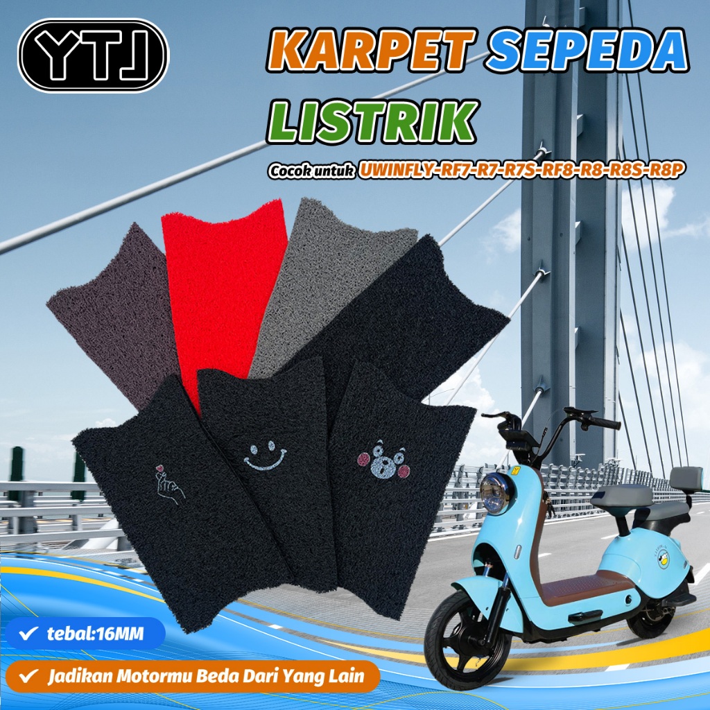 Jual YTJ Karpet PVC Mie Bihun Khusus Sepeda Listrik UwinFly RF7/R7/R7S ...