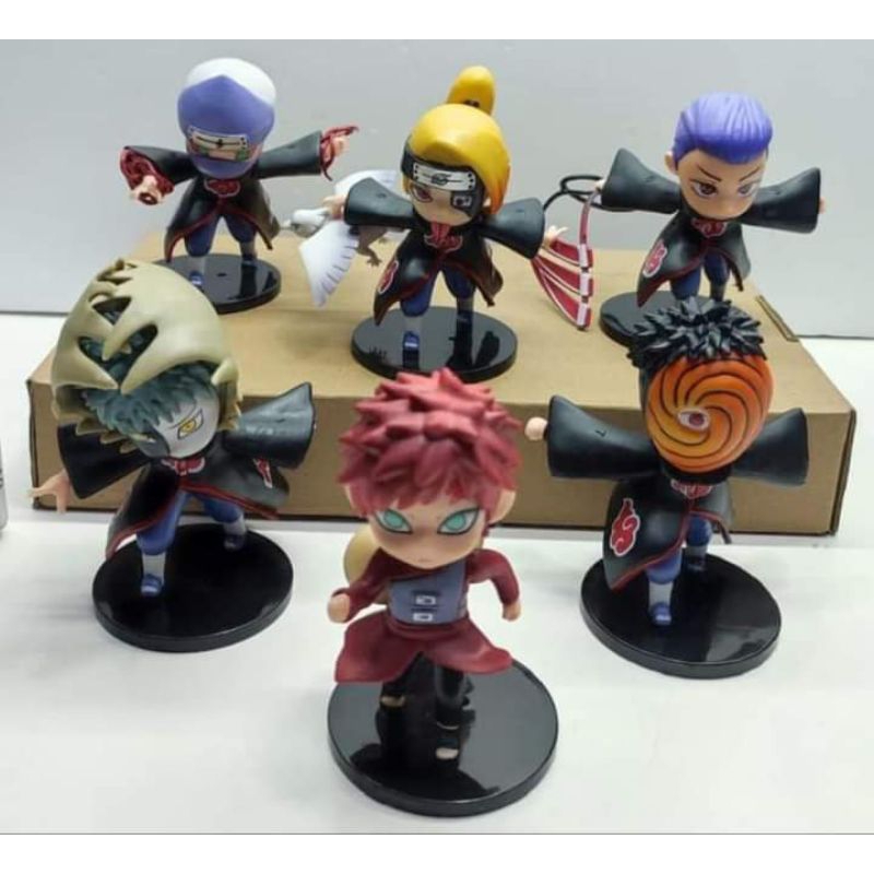 Jual mainan action figure naruto akatsuki itachi deidara itachi uchiha ...