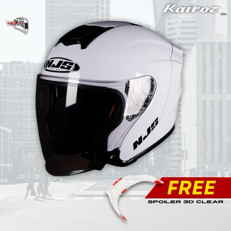 Jual HELEM NJS KAIROZ FREE SPOILER | Shopee Indonesia