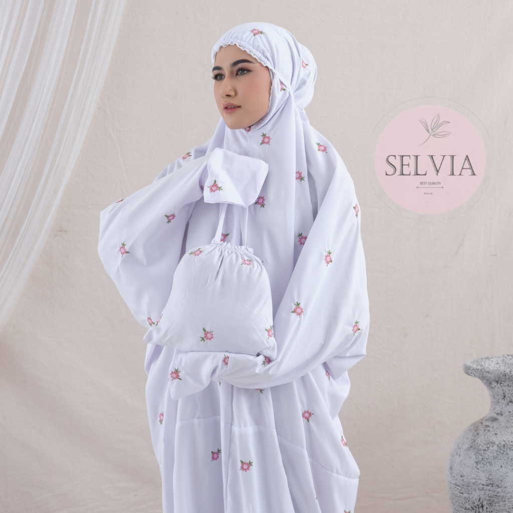 Jual Mukena Terusan Dewasa Jumbo Katun Premium Majidah | Shopee Indonesia