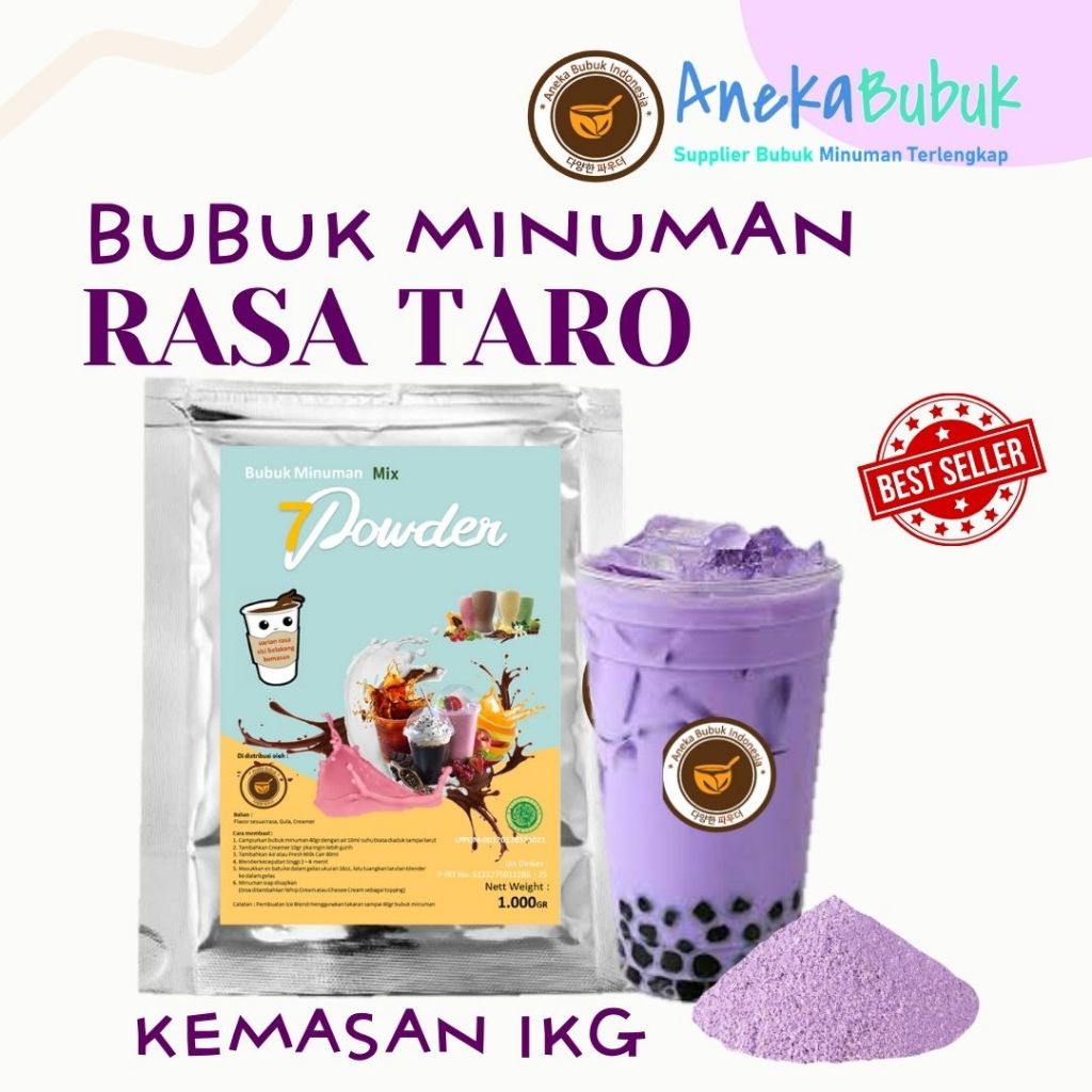 Jual Bubuk Minuman TARO 1Kg - Bubuk TARO - TARO Bubuk 1Kg | Shopee ...