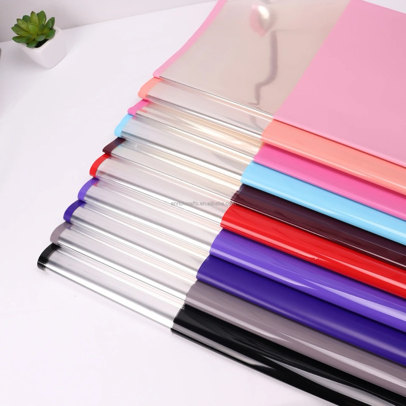 Jual 20 Lembar Wide Frame Clear Kertas Buket Bunga List Bening Lebar ...