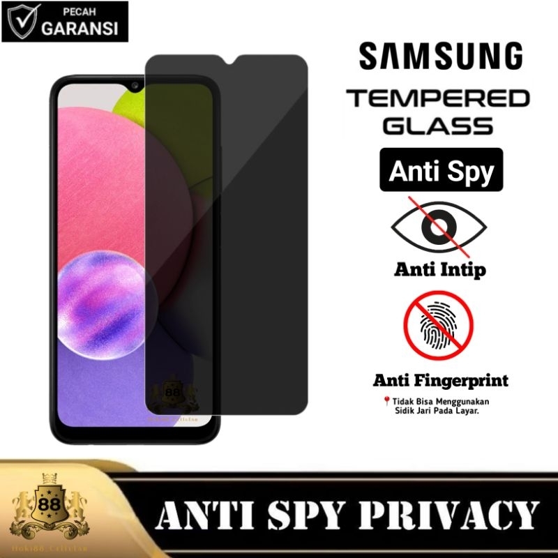 Jual Tempered Glass Anti Spy Samsung A01s A02 A02s A03 A03s A03 Core A10 A10s A20 A20s A30 A30s ...
