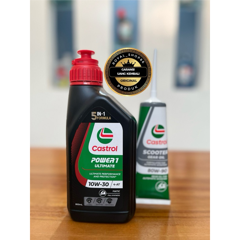 Jual OLI CASTROL POWER 1 ULTIMATE MATIC SAE 10W-30 800 ML FULL ...