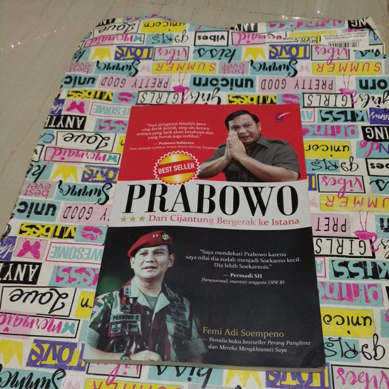Jual Buku Femi Adi Soempeno - Prabowo Dari cijantung bergerak ke Istana ...