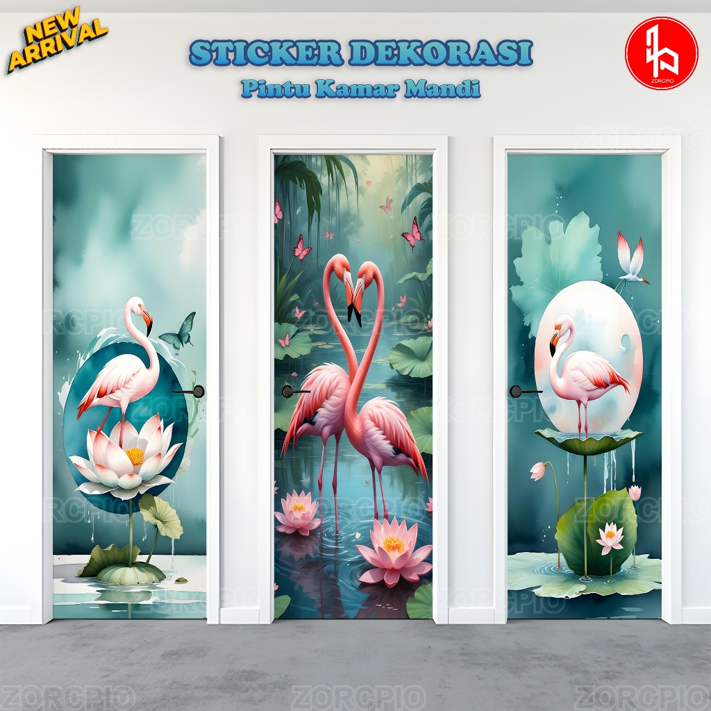 Jual Sticker Pintu Kamar, Toilet, Kamar Mandi Aesthetic Waterproof ...
