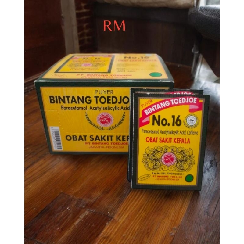 Jual (Per box) 1box PUYER 16 Bintang toedjoe/ bintang tujuh isi 100 lembar | Shopee Indonesia
