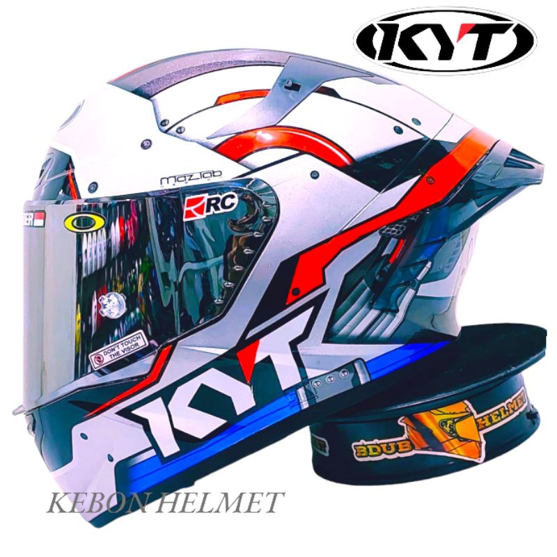 Jual Helm KYT TT course ratapark monkey paket ganteng original KYT | Shopee Indonesia