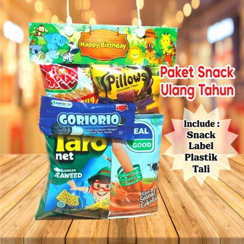 Jual PARCEL BINGKISAN ULANG TAHUN ANAK / PAKET SNACK ULTAH ANAK ...