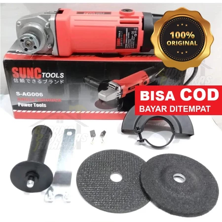Jual Mesin Gerinda Tangan Angle Grinder SUNC TOOLS 4 Inch Gerinda S ...