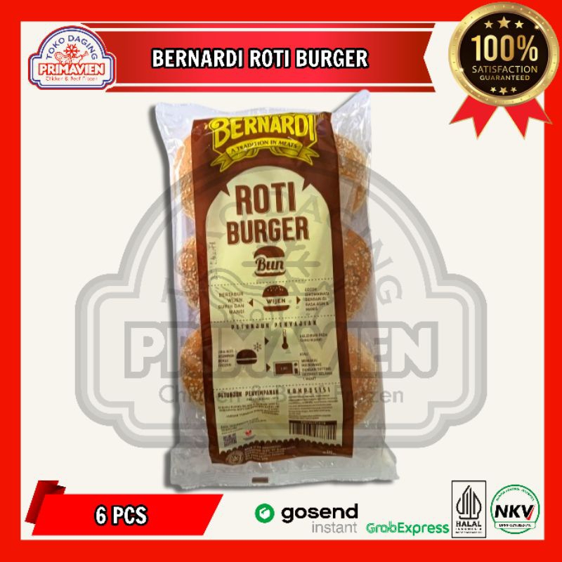 Jual Bernardi Roti Burger (6pcs) | Shopee Indonesia