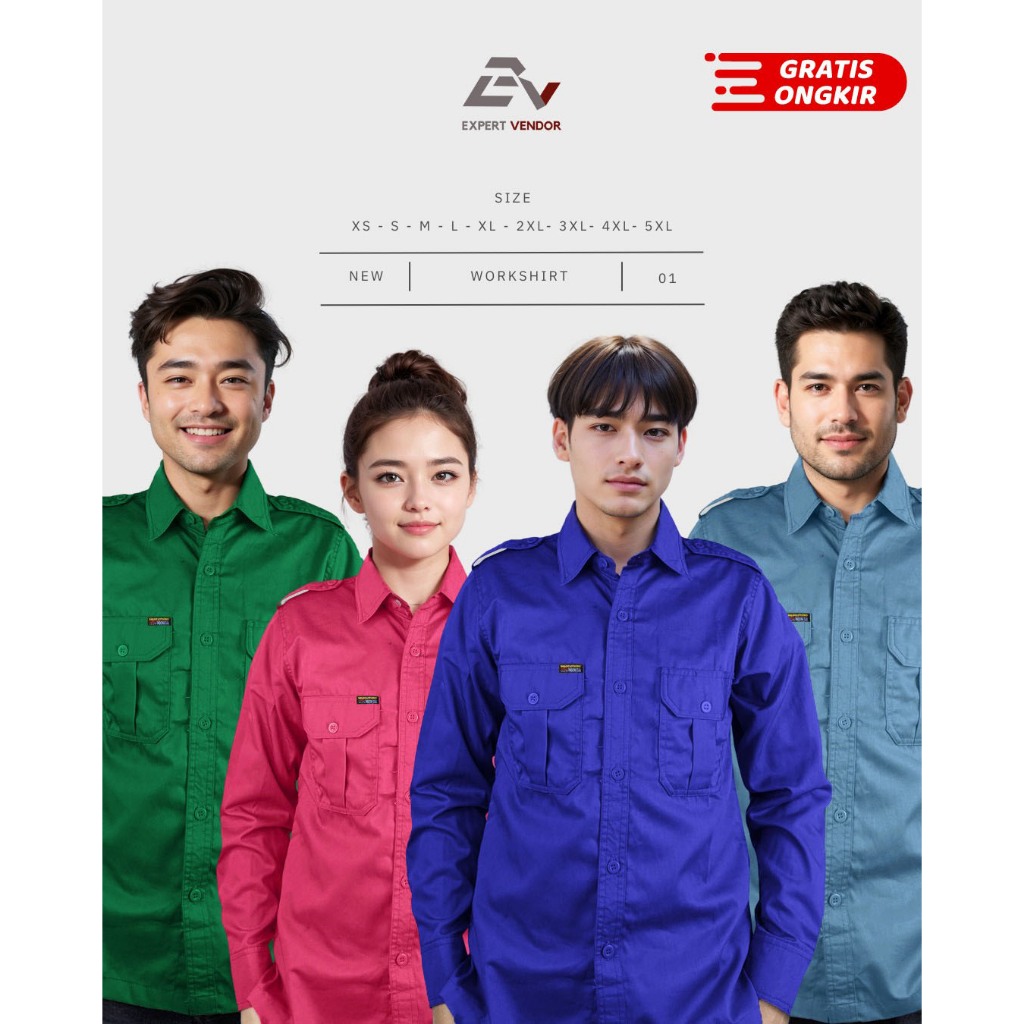 Jual BAJU POLOS BASIC / Kemeja Lapangan/ Gunung/ Outdoor / PDL/ PDH ...