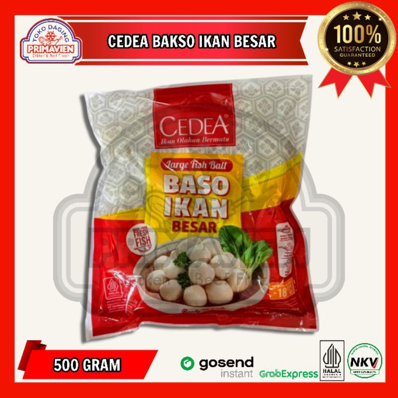 Jual Cedea Bakso Ikan Besar (500gram) | Shopee Indonesia