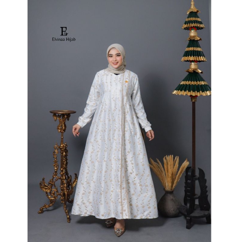 Jual INA DRESS SATIN SUTRA BORDIL PREMIUM | Shopee Indonesia