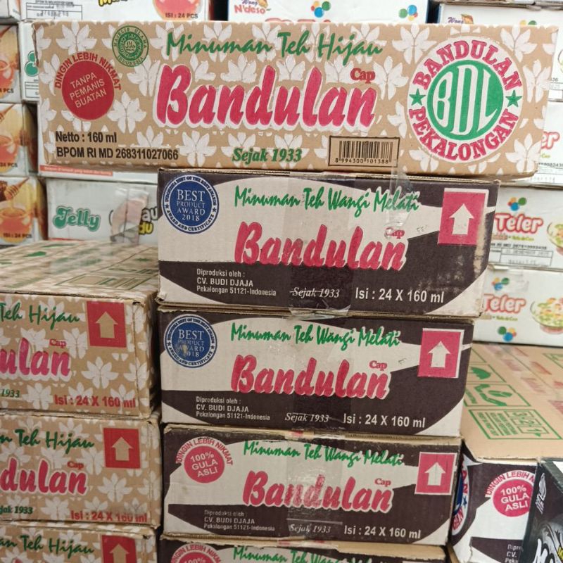 Jual Teh Bandulan Teh Hijau 1 Dus Isi 24 Gelasteh Siap Minumminuman Teh Shopee Indonesia