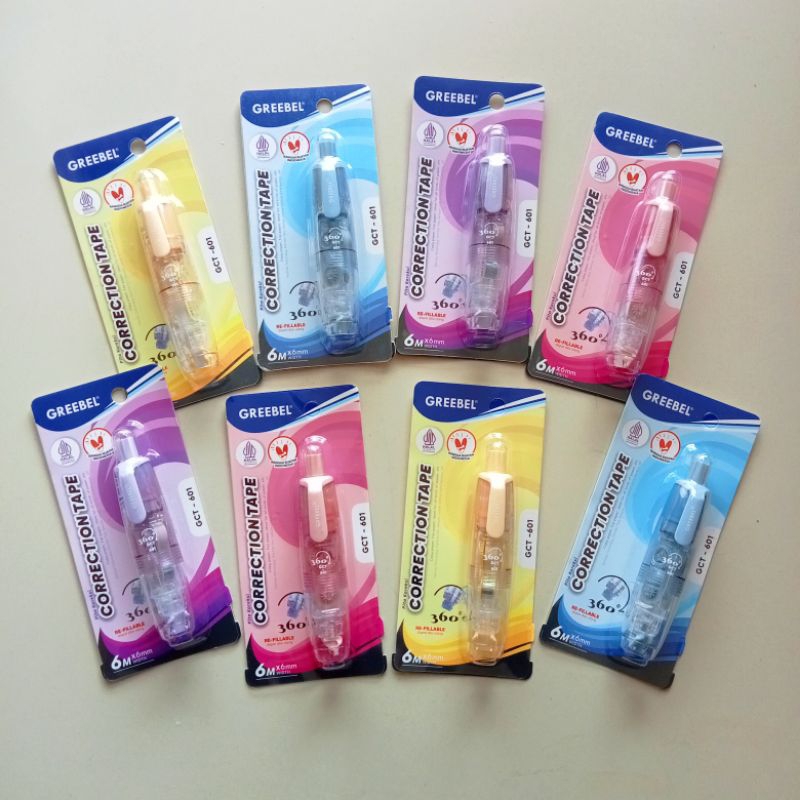 Jual TIPE-X Kertas Correction Tape Greebel GCT-601 ( Pcs ) [ Original ...