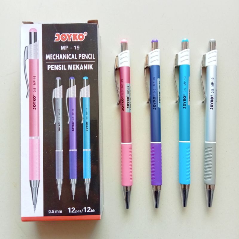 Jual Pensil Mekanik Mechanical Pencil MP-19 Joyko ( 12 Pcs ) [ Original ] | Shopee Indonesia