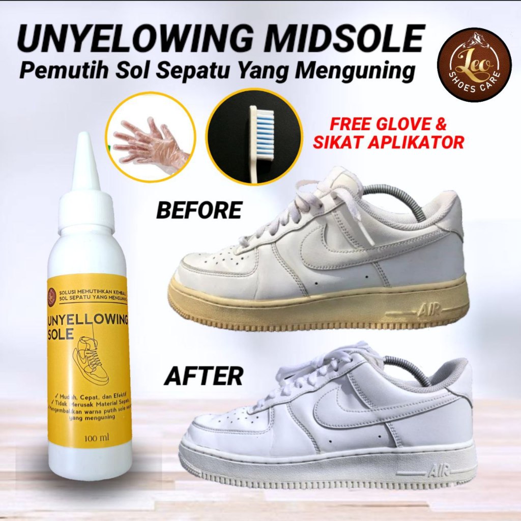 Jual Unyellowing Sole - Pemutih Sol Sepatu - Pembersih Midsole Noda ...