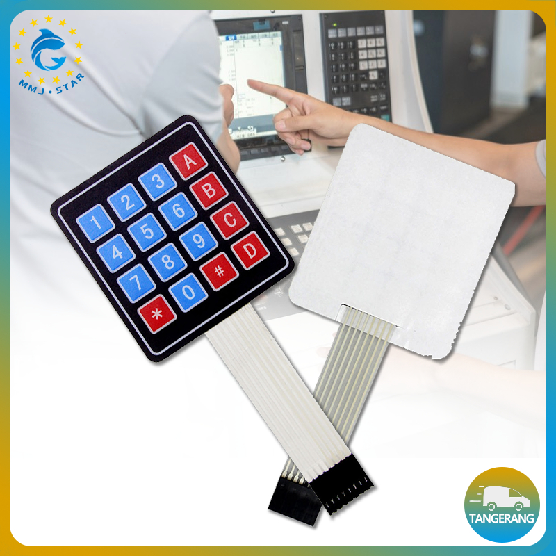Jual Matrix Keyboard 4x4/Papan Ketik Matriks/Keypad Pom Mini Membran ...