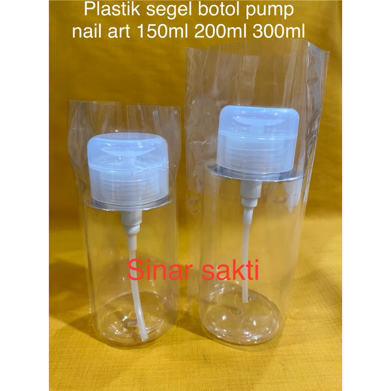 Jual plastik segel botol nail art 150ml 200ml 300ml segel plastik ...