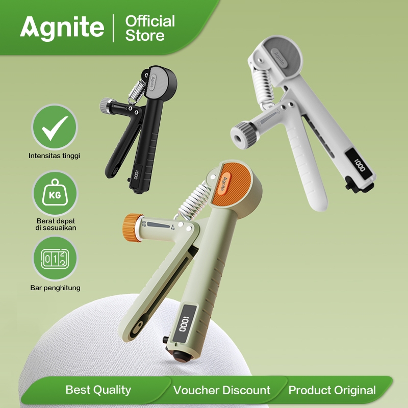 Jual Agnite Digital Counter Handgrip / Hand Grip Fitness Portable ...