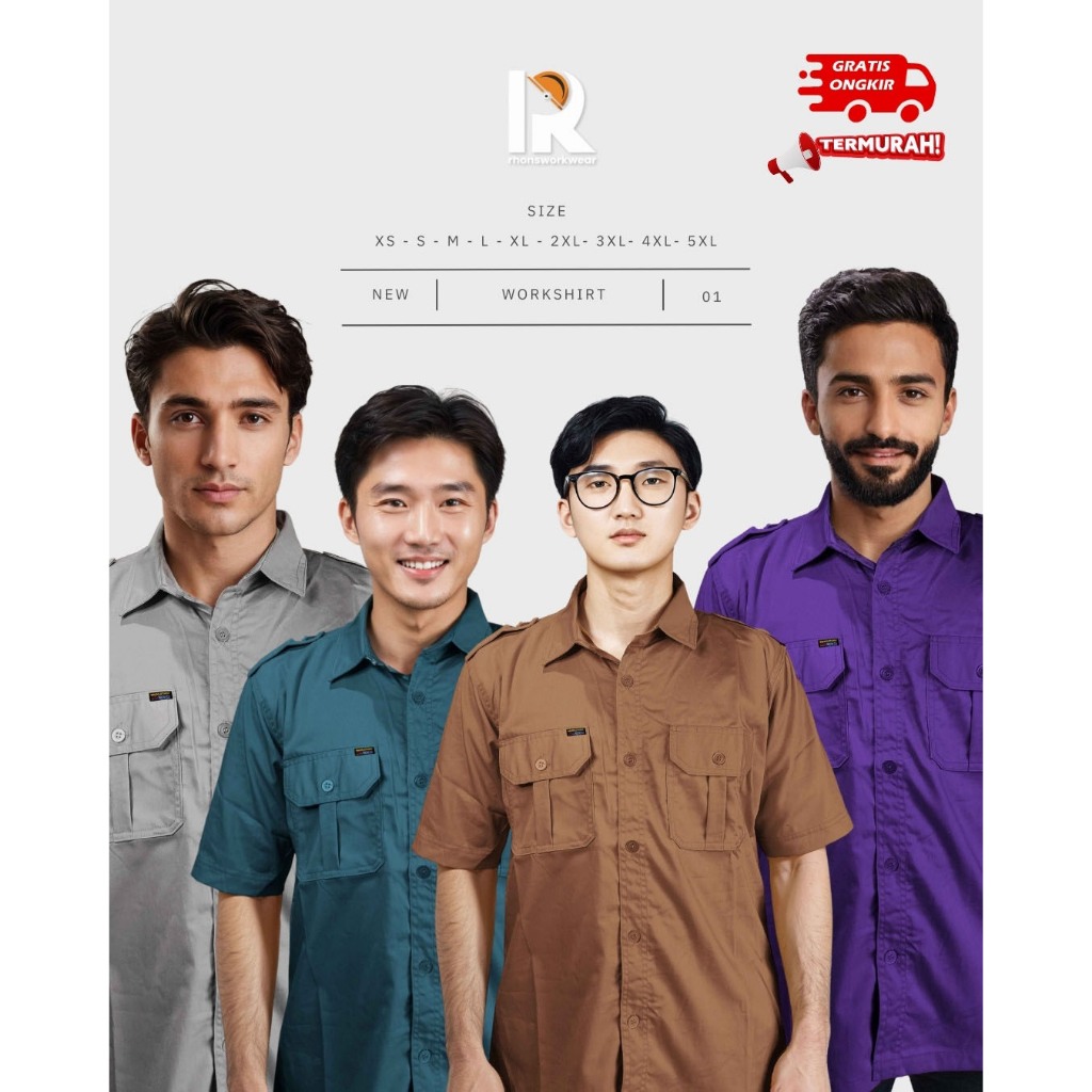 Jual BAJU PDL/ PDH, Lapangan/ Outdoor/ Operator, Kemeja Formal Pendek ...