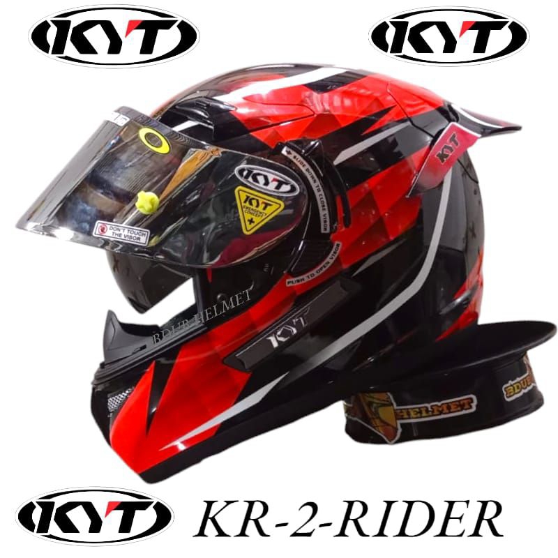 Jual Helm KYT K2 rider diamond red paket ganteng original KYT | Shopee ...