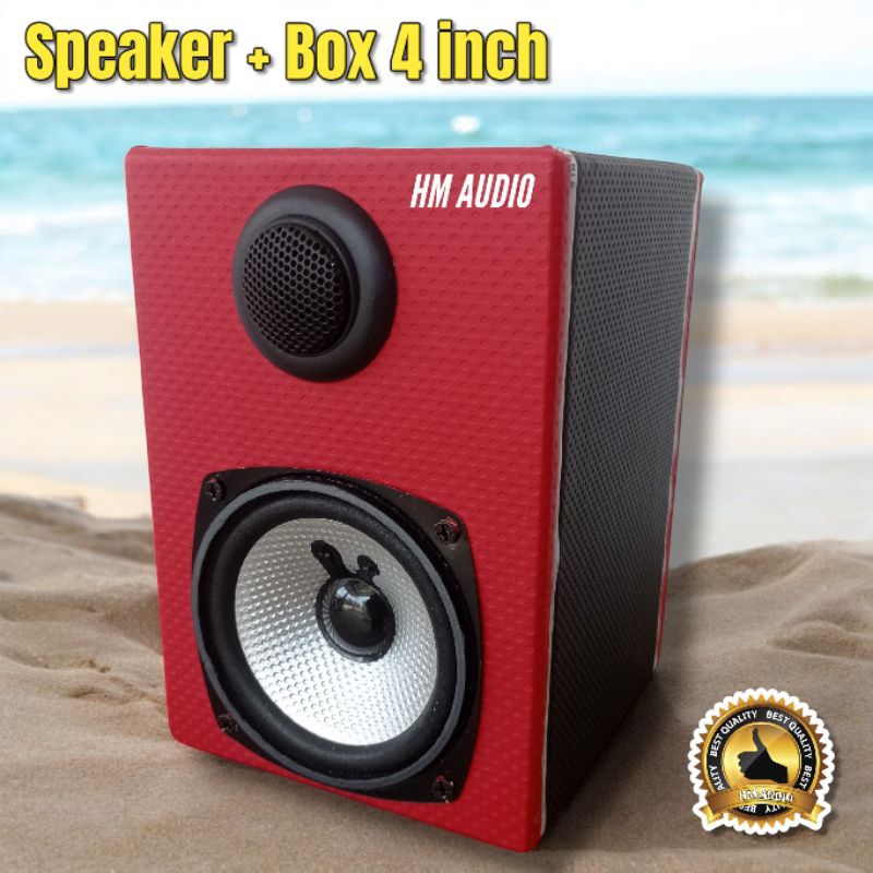 Jual Speaker 4 inch + Box tweter pasif mdf tebal | Shopee Indonesia