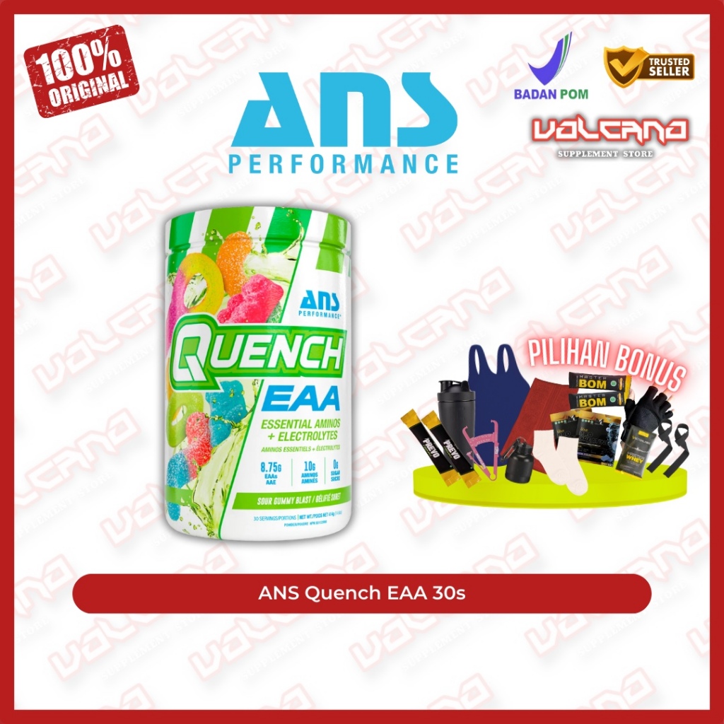 Jual ANS Quench EAA 30 serving Essential Amino Acid BCAA Performance ...