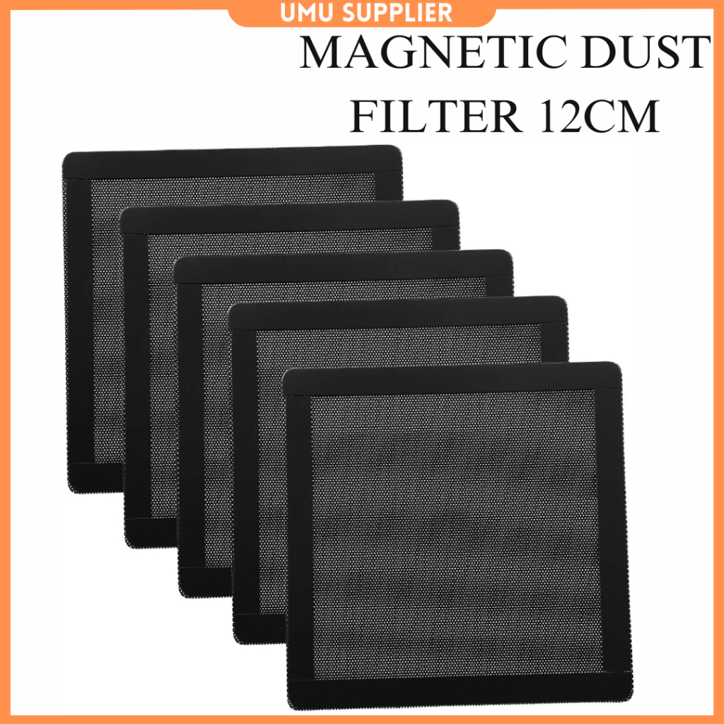 Jual (UMU SUPPLIER) MAGNETIC PC FAN DUST FILTER DEBU KIPAS 12CM MAGNET ...