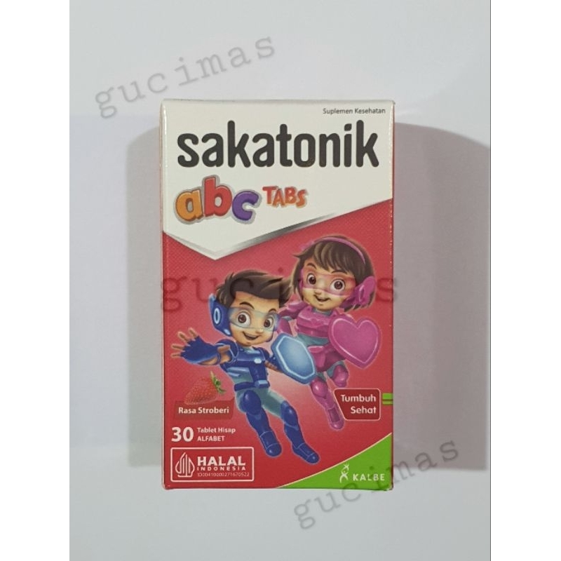 Jual Sakatonik abc Tabs Botol ( 30 Tablet Hisap Alfabet ) | Shopee ...