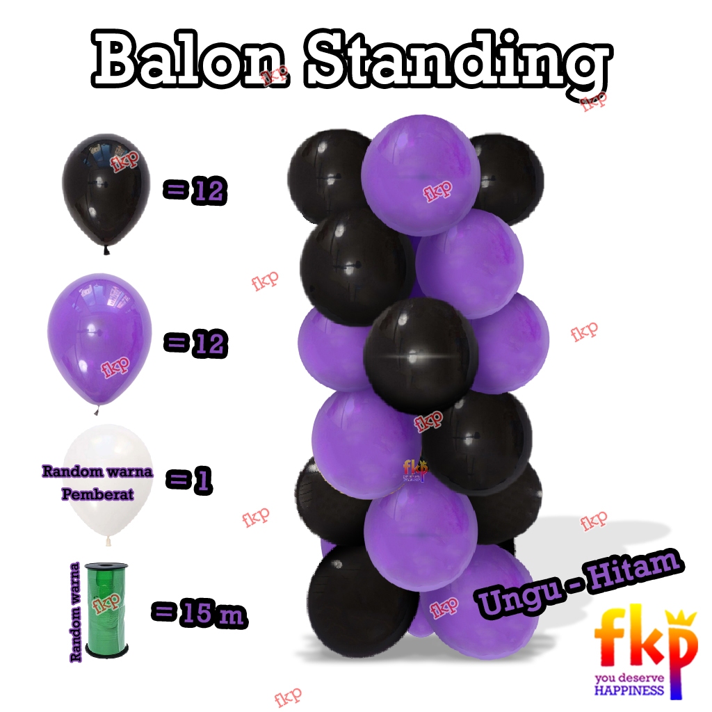 Jual Fun Kids Party Set Balon Standing / Garland Balon berdiri / Balon ...