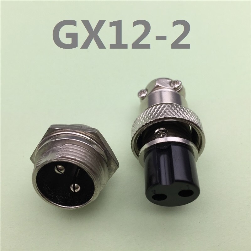 Jual Jack Connector CB 2 Pin Set / Socket CB GX12 2 Pin | Shopee Indonesia