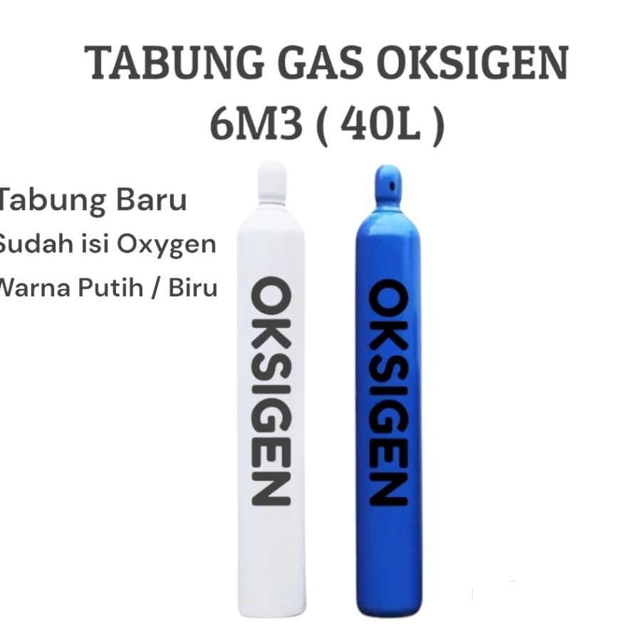 Jual Tabung Oksigen 6m3 + isi - Tabung Oxygen 40 Liter | Shopee Indonesia