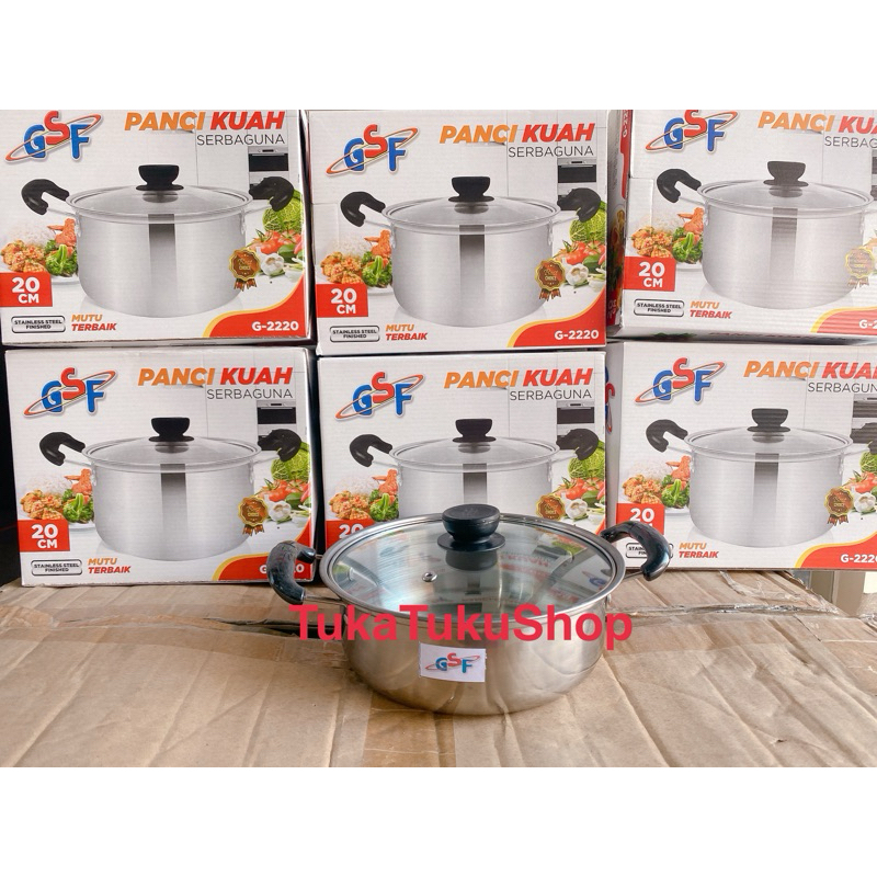 Jual Panci Stainlees Steel Panci Kuah Serbaguna GSF | Shopee Indonesia