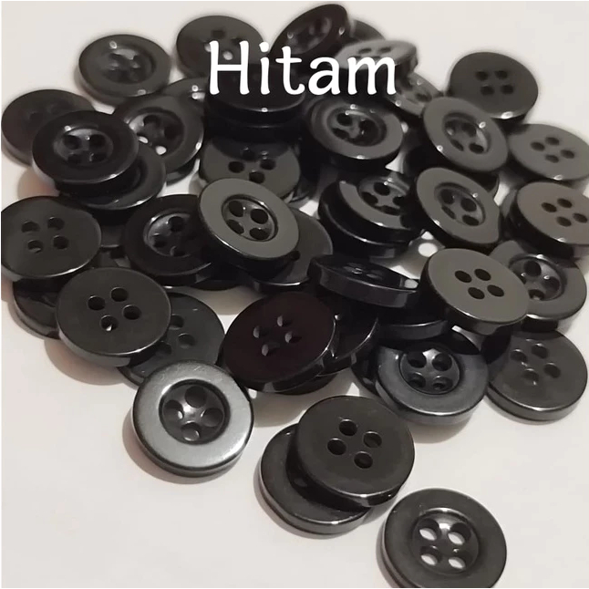 Jual kancing polos hitam | Shopee Indonesia