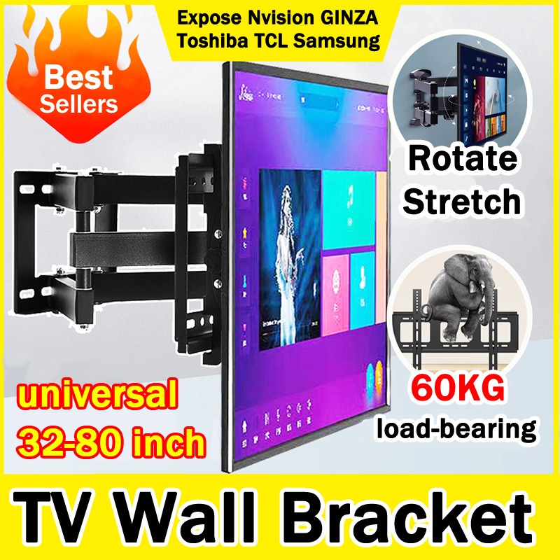 Jual Bracket TV LCD LED 32-80 inch Universal 65 55 46 45 42 32 Toshiba ...