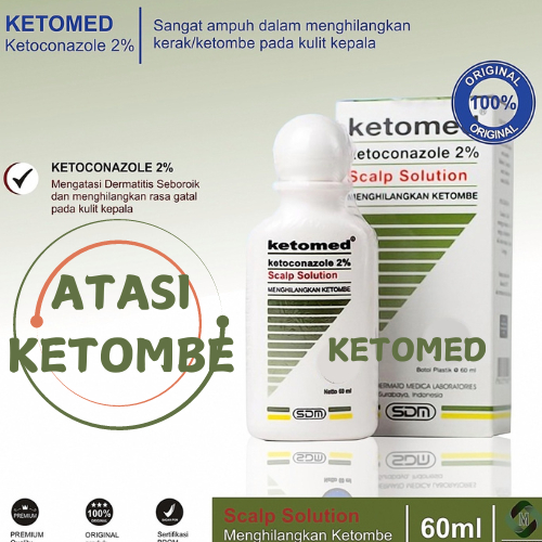 Jual Ketomed Sampo Anti Ketombe Gatal Kulit Kepala Jamur Rambut Gatal ...