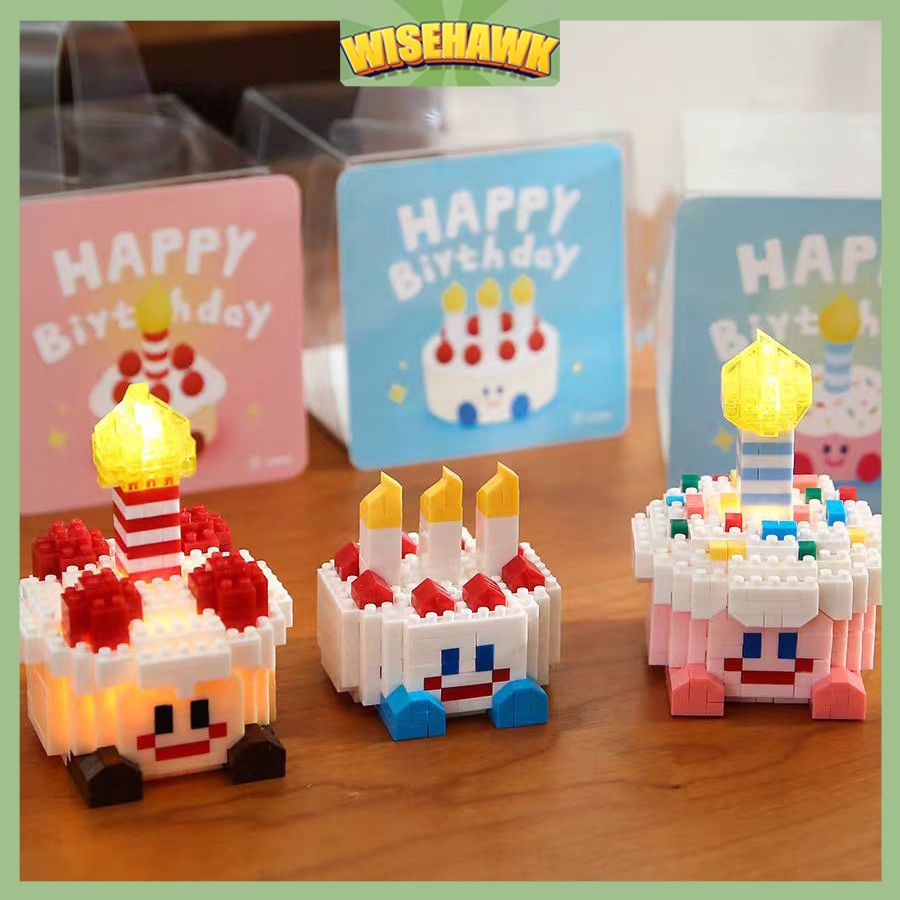 Jual Kue Mini Lucu Building Block Mainan /kue yang bisa bersinar /kartu ...