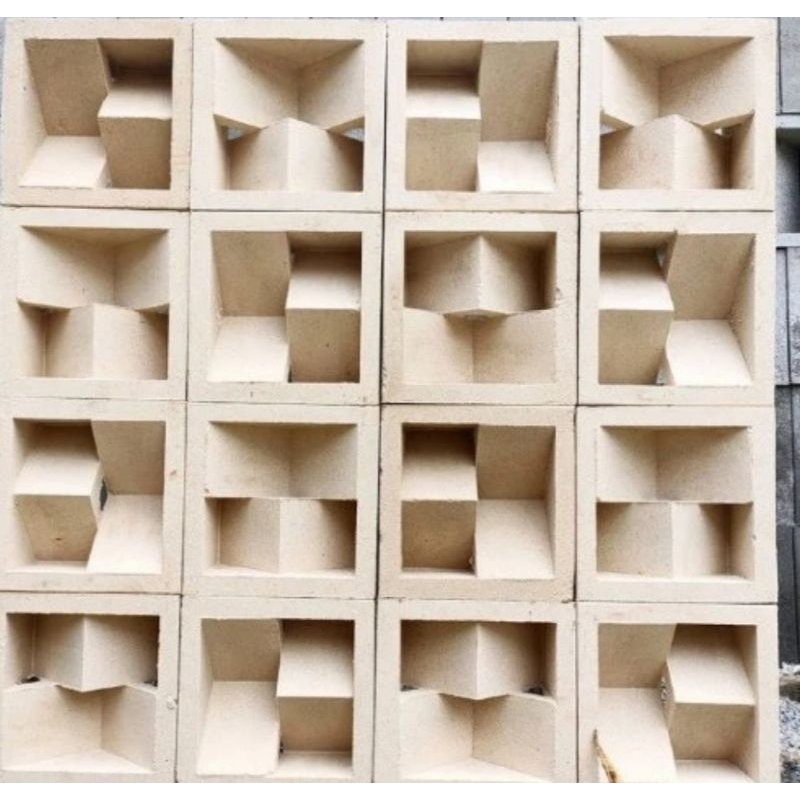 Jual roster beton/minimalis/modern/lubang angin/roster motif zig zag ...