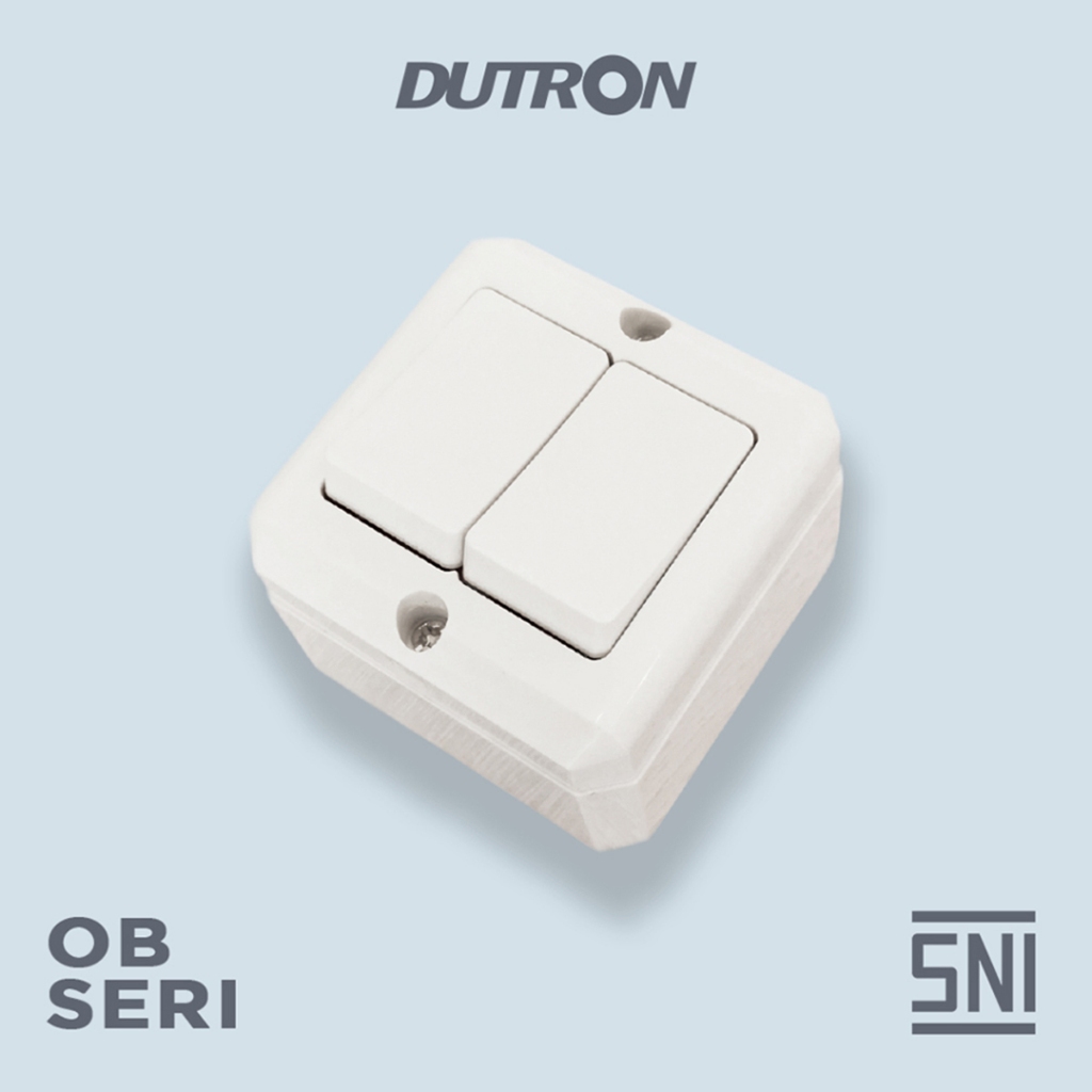 Jual Saklar Engkel Outbow Lampu Saklar Double Saklar Tempel 2 Tombol ...