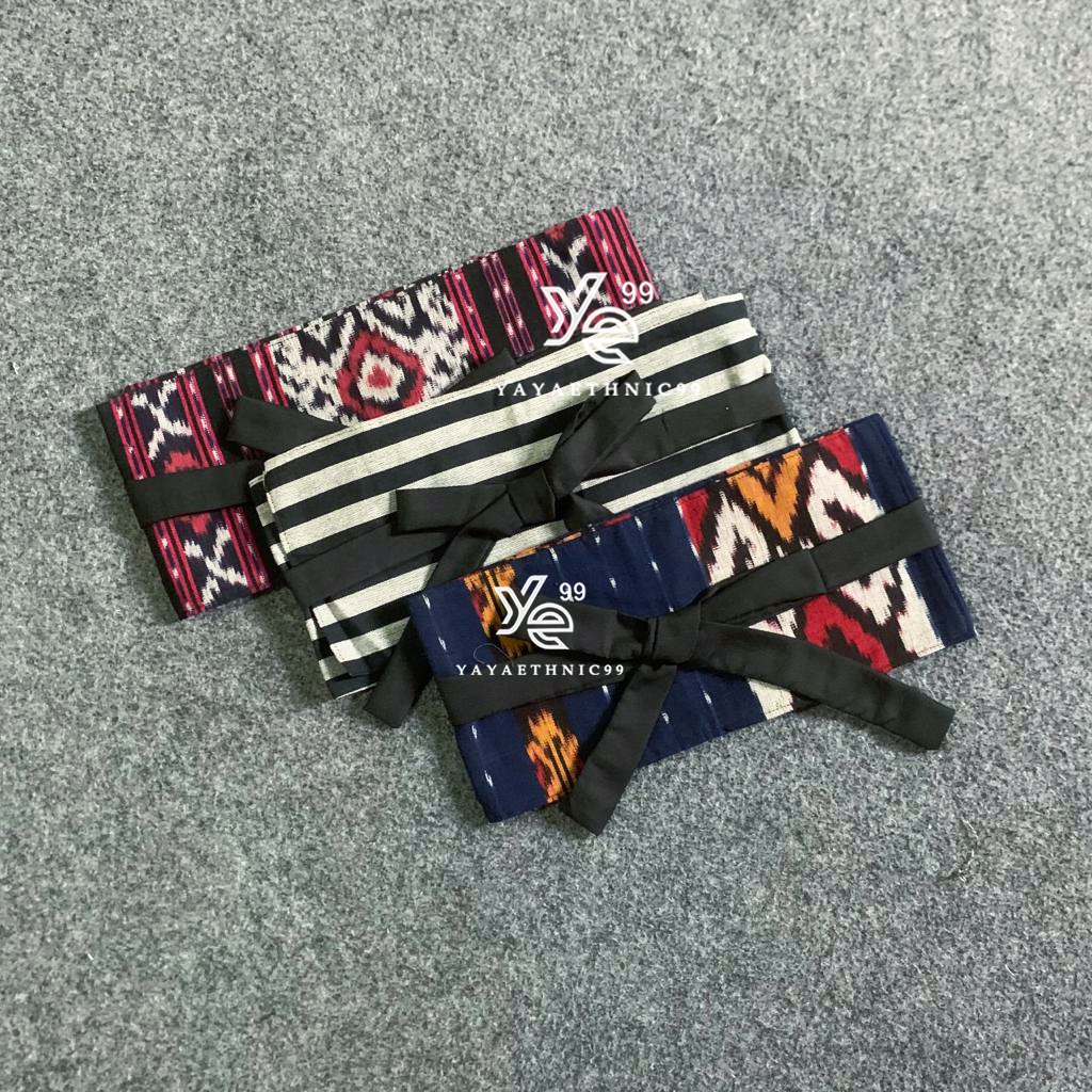 Jual [READY STOCK] Obi belt tenun troso, Obi premium asli tenun blanket ...