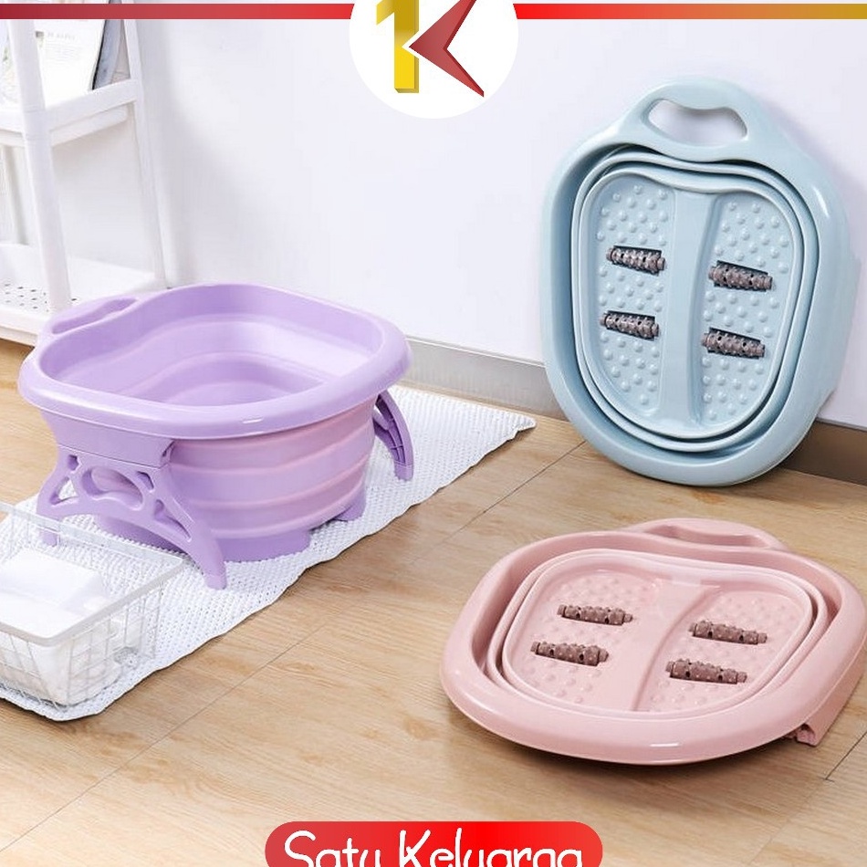 Jual SKC151 Baskom Lipat Rendam Pijat Kaki Refleksi Foldae Footbath ...
