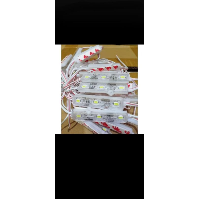 Jual Lampu Led Module 3 Mata Samsung 12V | Shopee Indonesia
