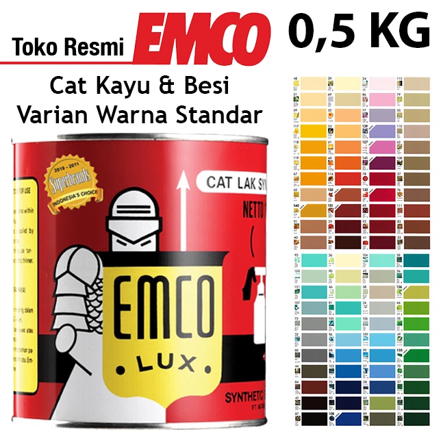 Jual Emco Cat Kayu Besi 5kg Varian Warna Standar Hitam Putih Coklat ...