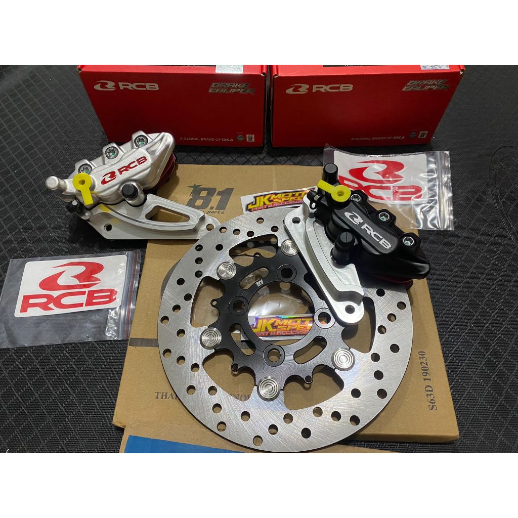 Jual PAKET MURAH !! KALIPER + BREKET + DISK 220mm RCB RACING BOY CNC ...