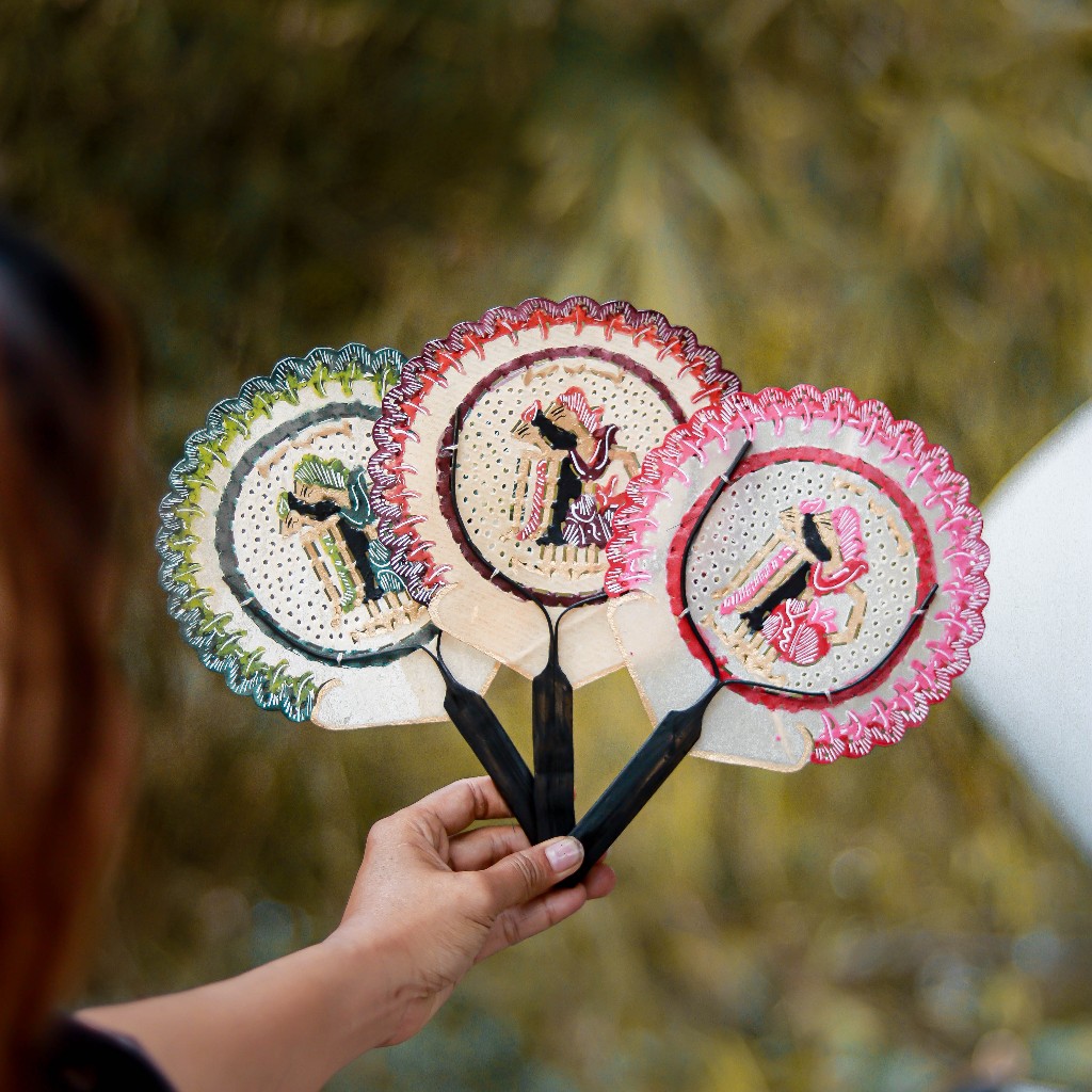 Jual KIPAS KULIT BULAT EDISI TOKOH WAYANG | Shopee Indonesia